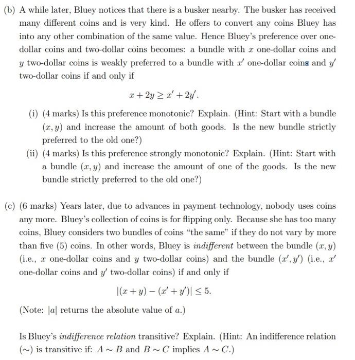 Solved One day, Bluey finds a claw machine in an arcade. | Chegg.com