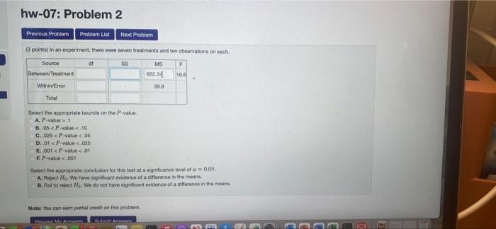 Solved hw-07: Problem 2 Previous Problem Probler List Next | Chegg.com