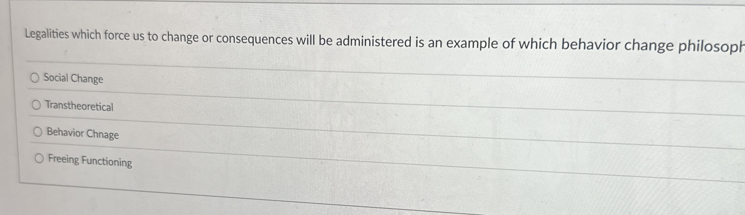 Solved Legalities which force us to change or consequences | Chegg.com