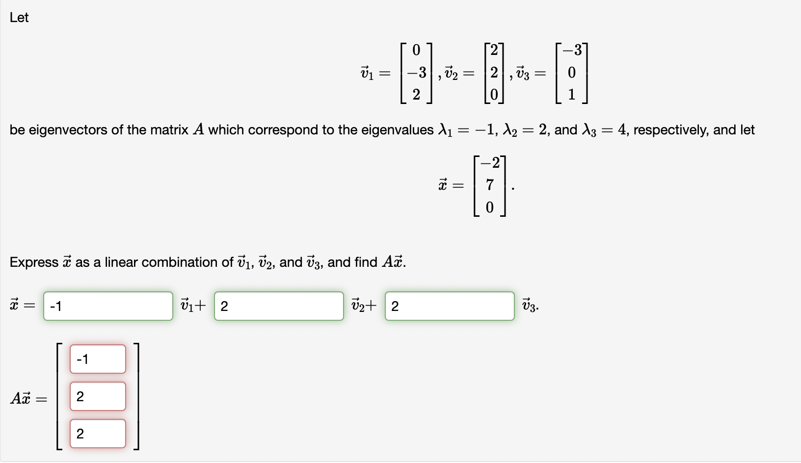 Solved Letvec(v)1=[0-32],vec(v)2=[220],vec(v)3=[-301]be | Chegg.com