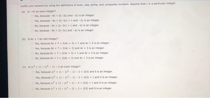 Solved Justify your answers by using the definitions of | Chegg.com