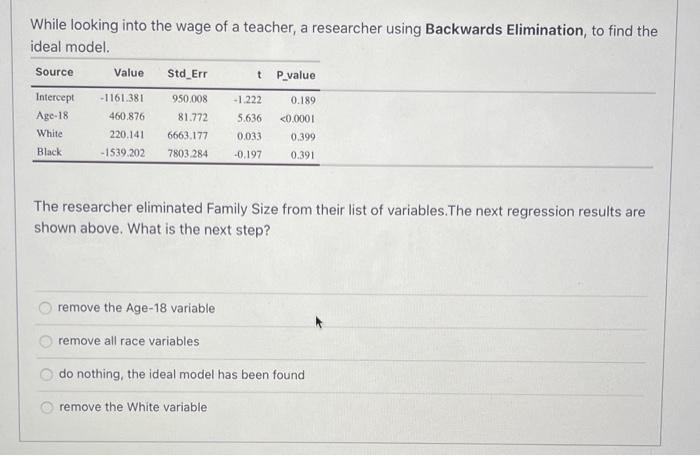 Solved While looking into the wage of a teacher, a | Chegg.com