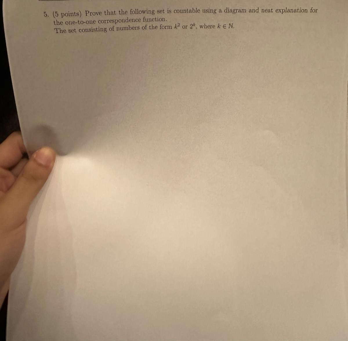 Solved (5 ﻿points) ﻿Prove that the following set is | Chegg.com