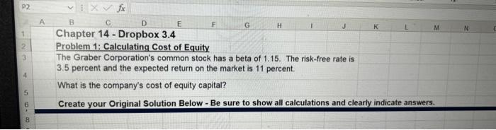 Solved P2. ∨:×∨fx 1 A Chapter 14 - Dropbox 3.4 Problem 1: | Chegg.com