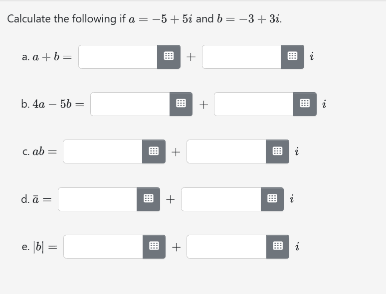 Solved Enter the complex number of the following points in | Chegg.com