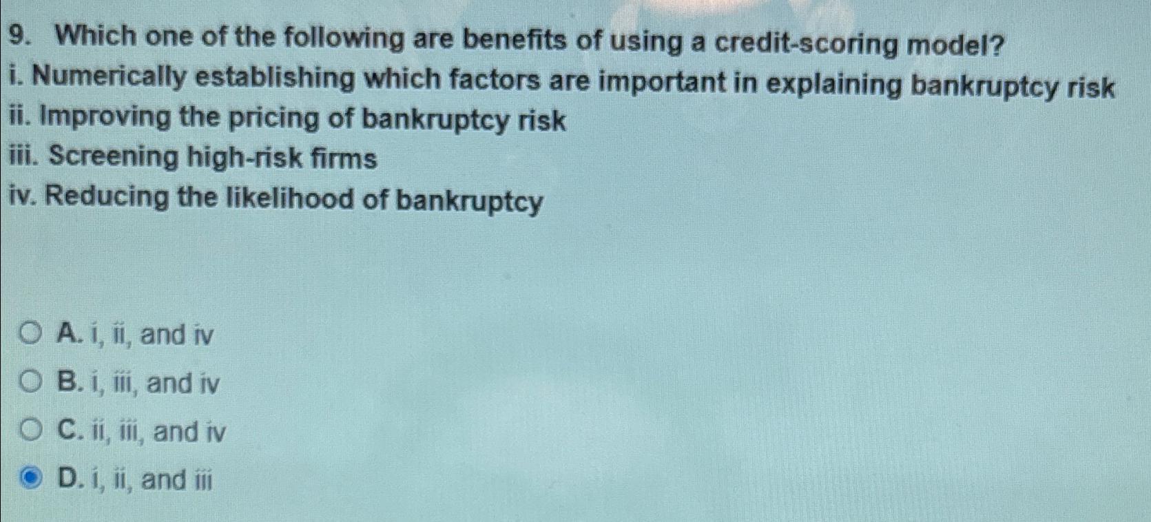 Solved Which one of the following are benefits of using a | Chegg.com