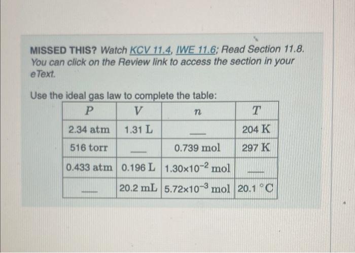 Solved Part A) Complete the first column of the table.Part | Chegg.com