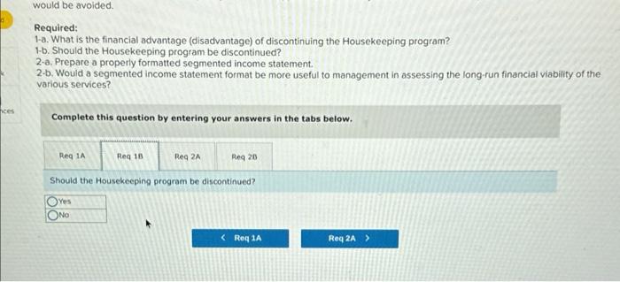 Solved Problem 11-19 Dropping or Retaining a Segment | Chegg.com
