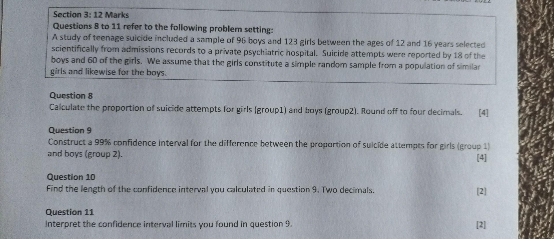 Solved Hi can someone please help me with question 8, 9, 10 | Chegg.com
