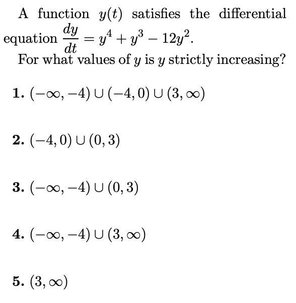 Solved The family of solutions to the differentialequation | Chegg.com