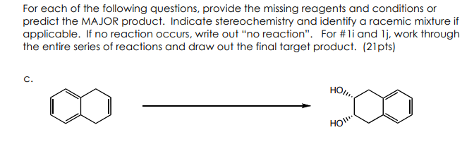 Solved For each of the following questions, provide the | Chegg.com