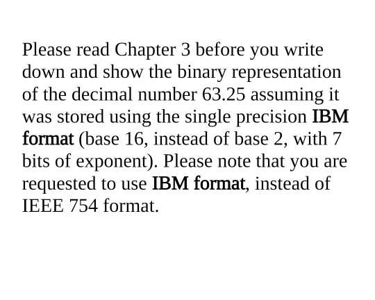 Solved Please read Chapter 3 before you write down and show | Chegg.com