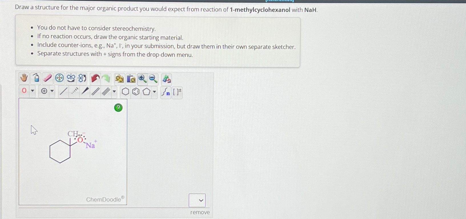 Solved Draw a structure for the major organic product you | Chegg.com