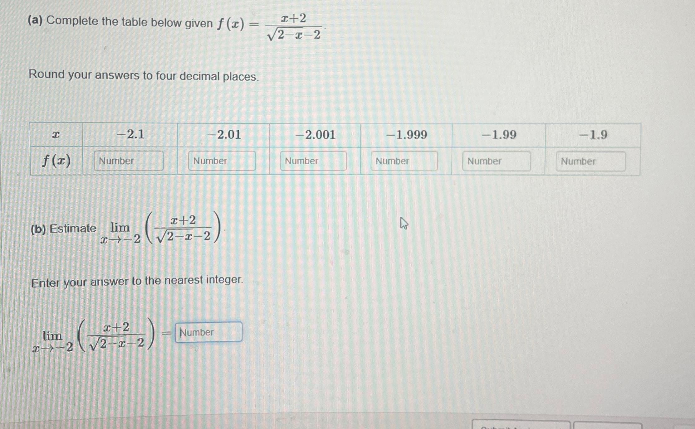 Solved (a) ﻿Complete the table below given | Chegg.com