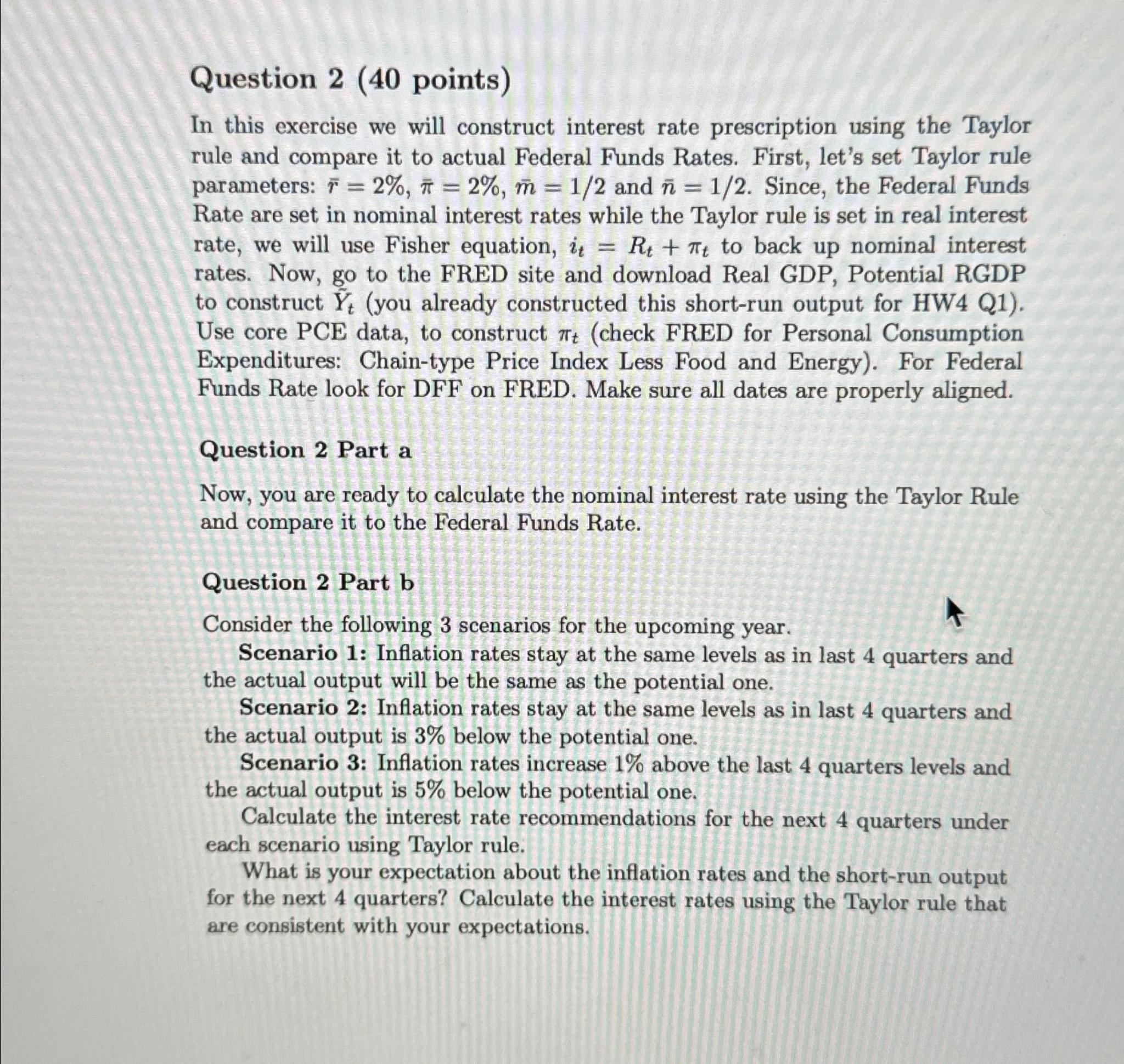 Solved Question 2 (40 ﻿points)In this exercise we will | Chegg.com