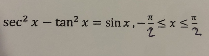 Solved cos 2x = sin x. - - 7