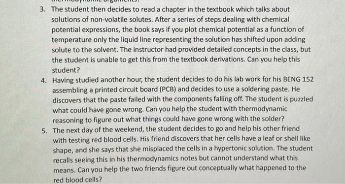 Solved Conceptual Questions A BENG 130 graduate student | Chegg.com