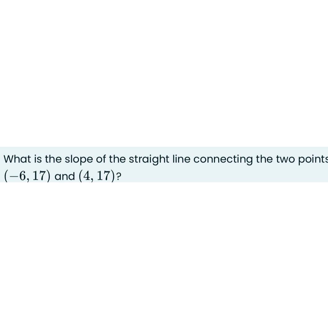Solved What is the slope of the straight line connecting the | Chegg.com