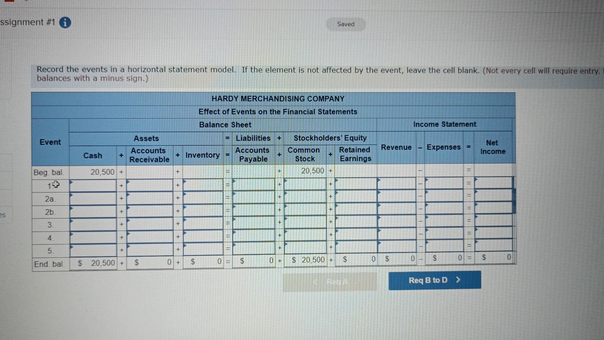 Solved Exercise 4-3A (Algo) Effect of inventory transactions | Chegg.com