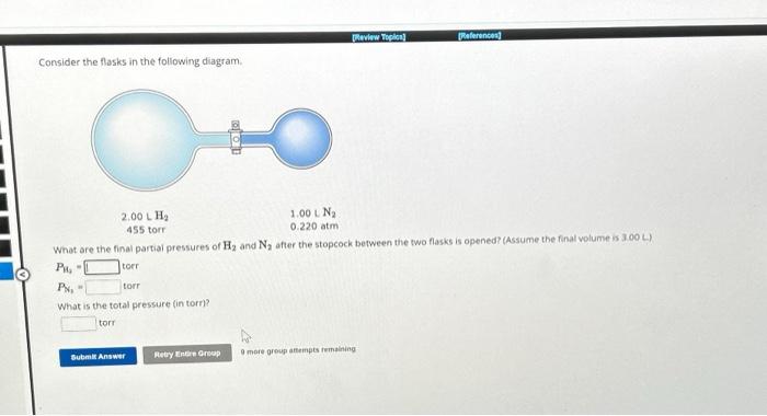 Solved Consider the flasks in the following diagram. What | Chegg.com