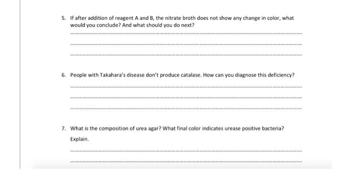 Solved 5. If after addition of reagent A and B, the nitrate | Chegg.com