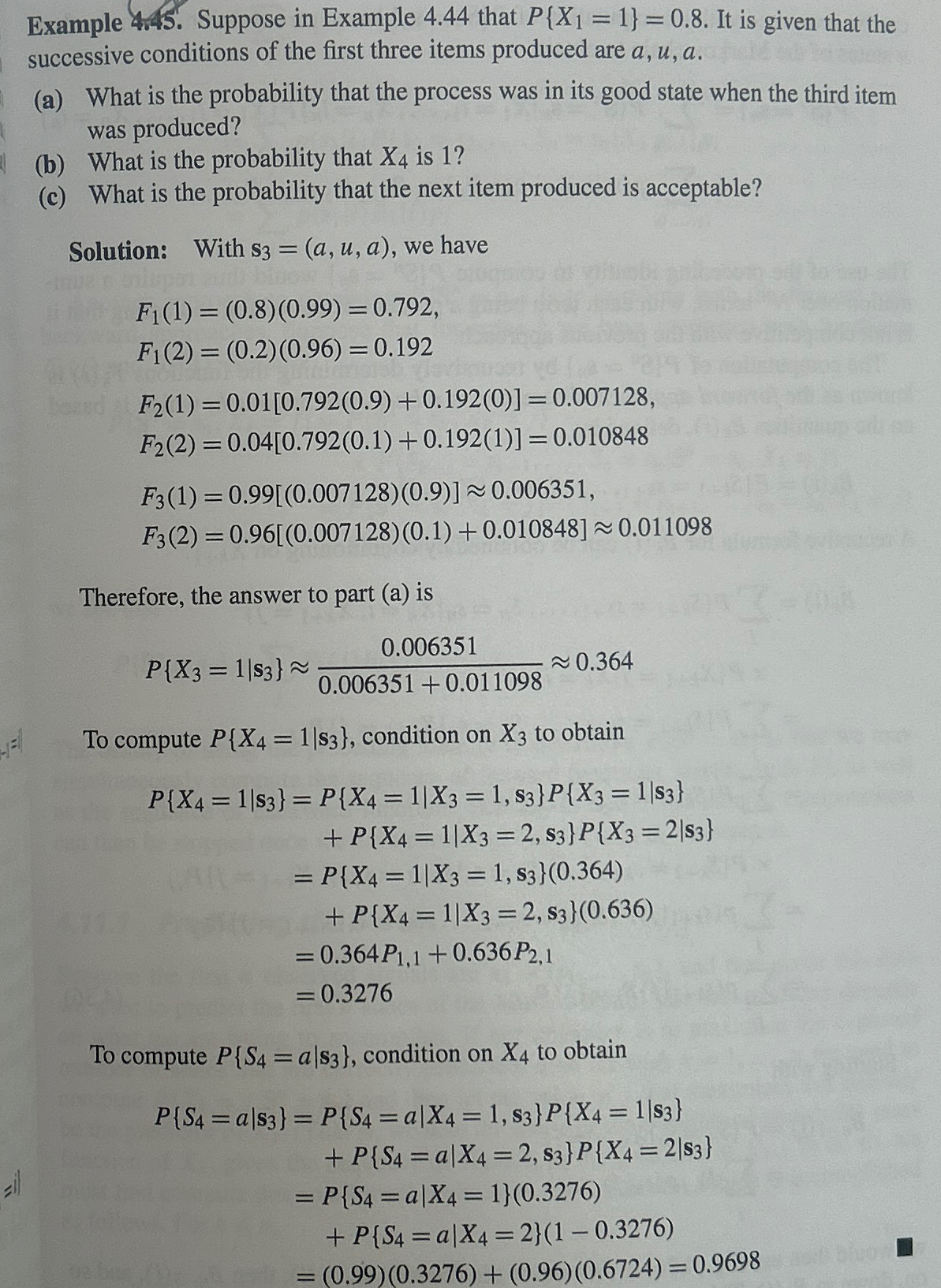 Solved Example 4.45. ﻿Suppose in Example 4.44 ﻿that | Chegg.com