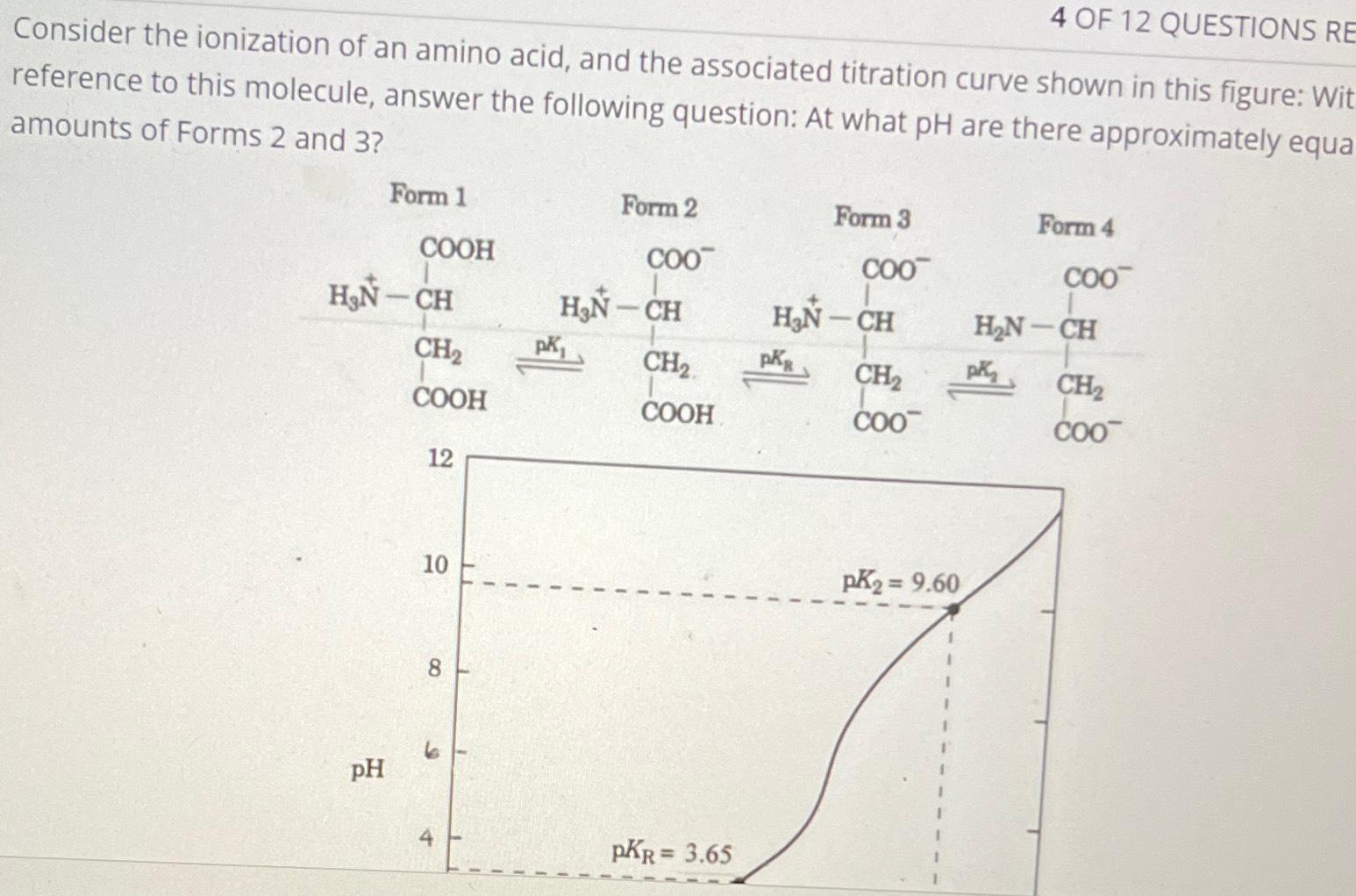 Solved 4 ﻿OF 12 ﻿QUESTIONS REConsider the ionization of an | Chegg.com