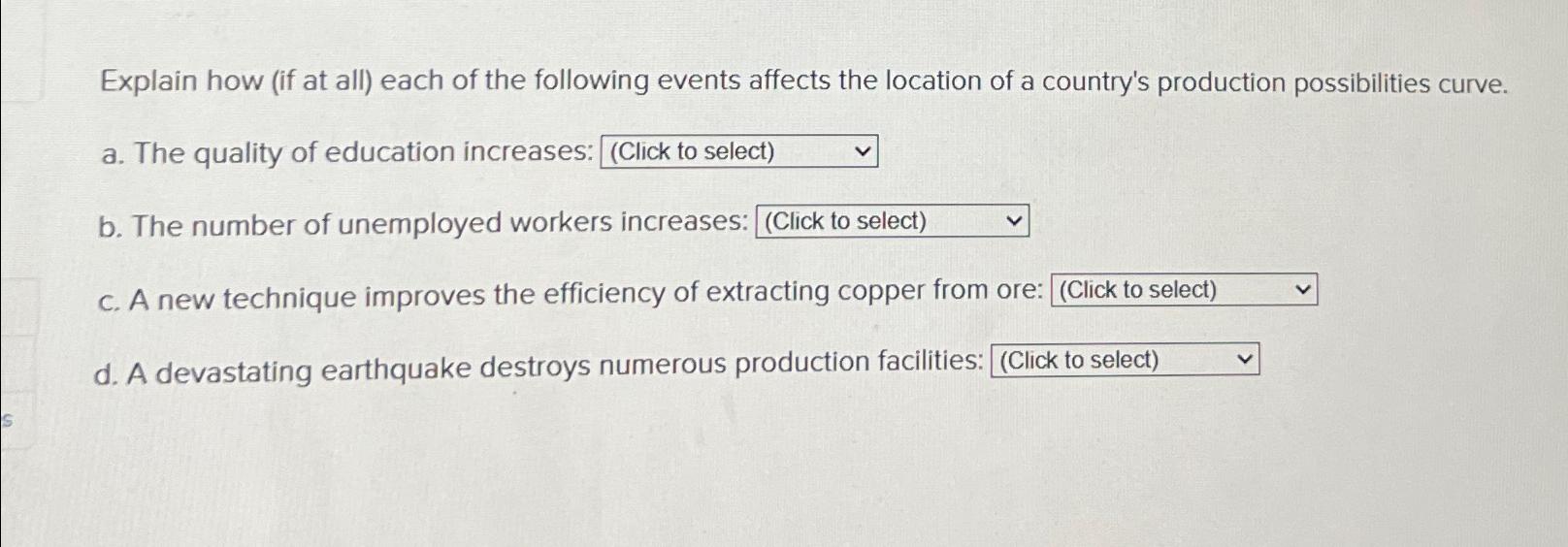 Solved Explain how (if at all) ﻿each of the following events | Chegg.com
