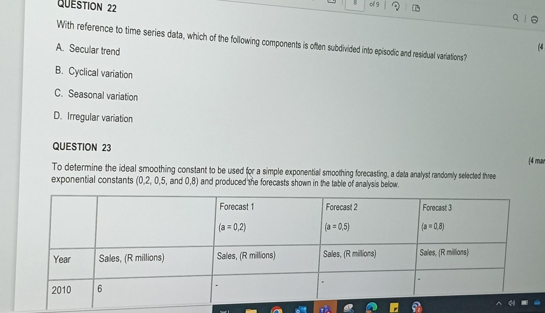 Solved Study the information provided below and answer | Chegg.com