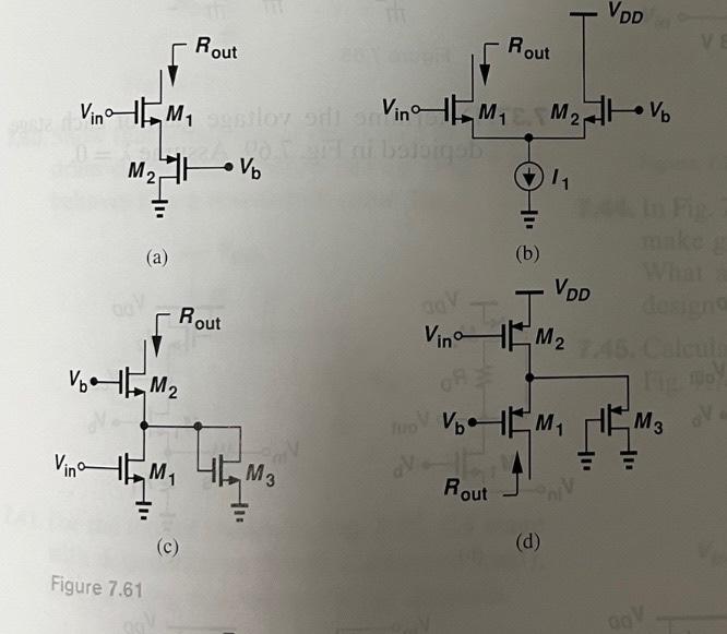 Solved Determine the output impedance of each circuit shown | Chegg.com