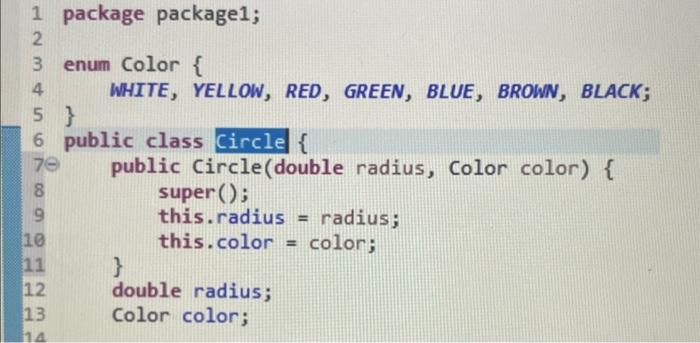 Solved 5.5. Create custom Objects Create 3 more Circles c3, | Chegg.com