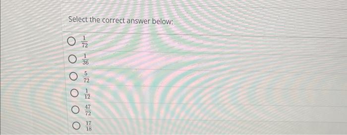 Solved Select the correct answer below: | Chegg.com