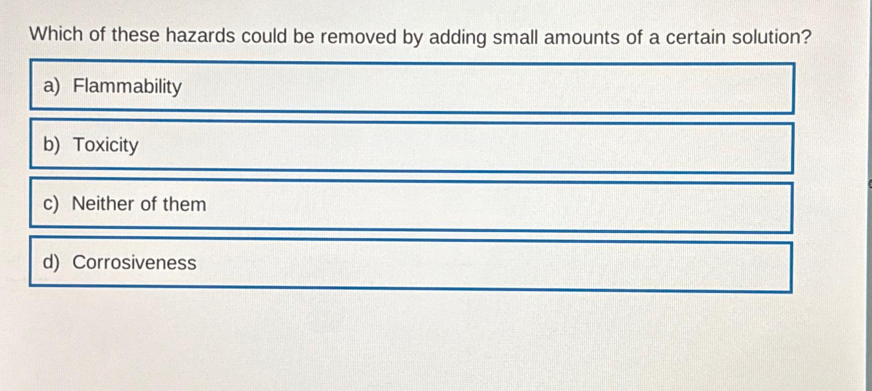 Solved Which of these hazards could be removed by adding | Chegg.com