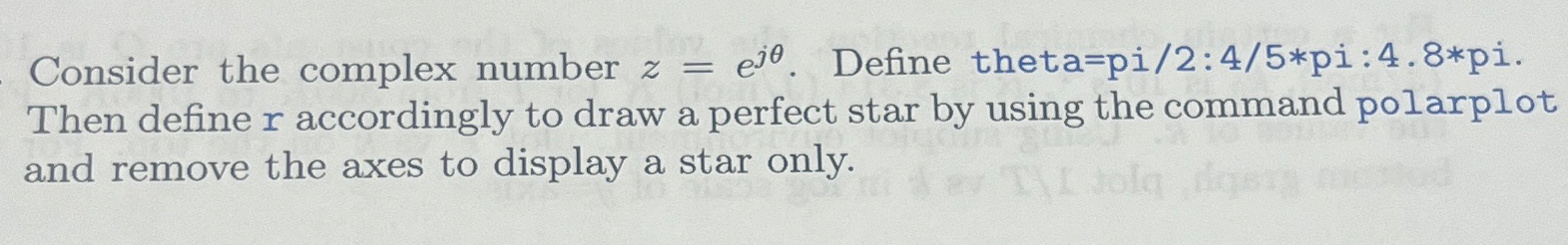 Solved Consider the complex number z=ejθ. ﻿Define | Chegg.com