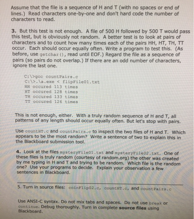 Solved CS 153 Program 3- Coin Flips 1. Write a program that | Chegg.com