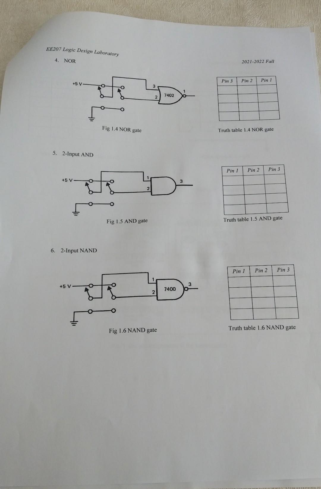 Solved Fig. 1 The pin assignments to the various | Chegg.com