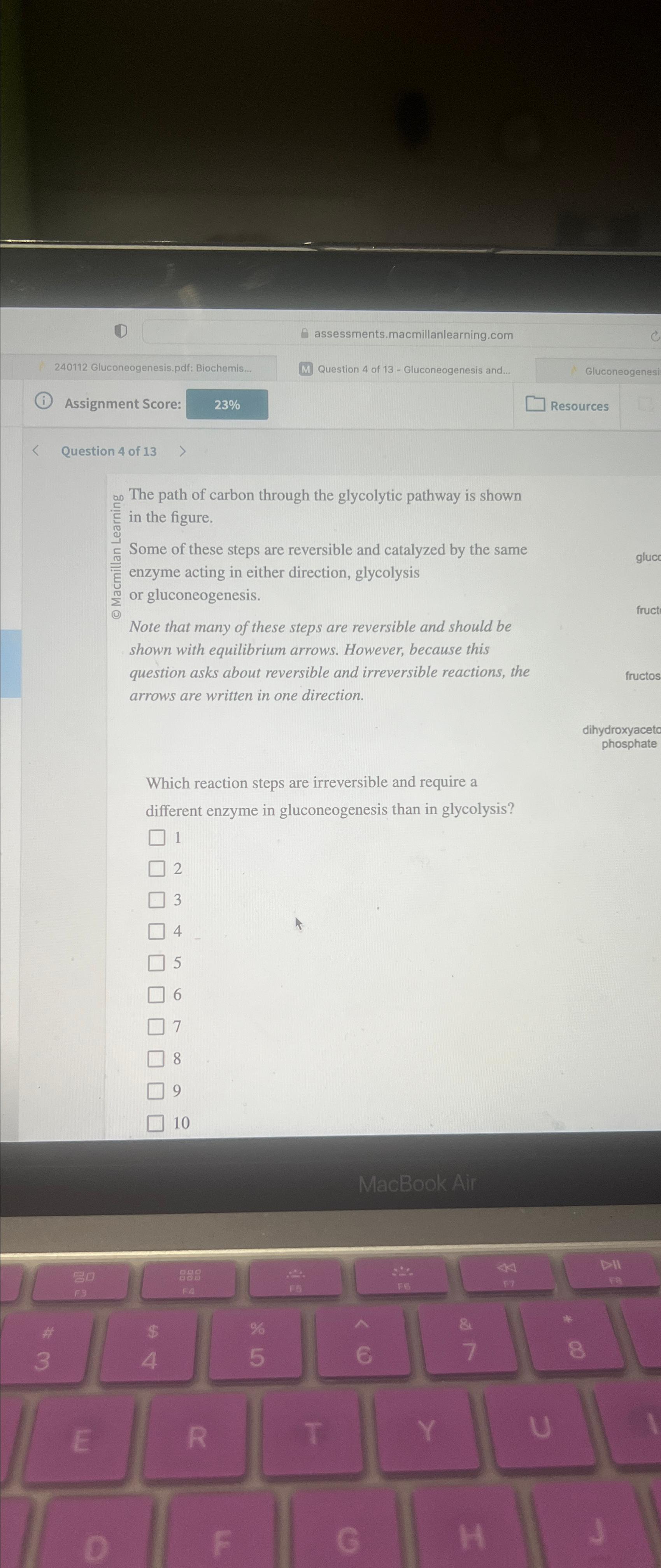 Solved Dassessments.macmillanlearning.com240112 | Chegg.com
