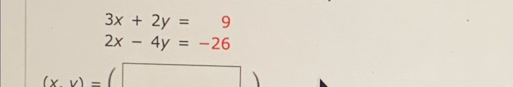 Solved Saw the system of linear equations using the Goss | Chegg.com