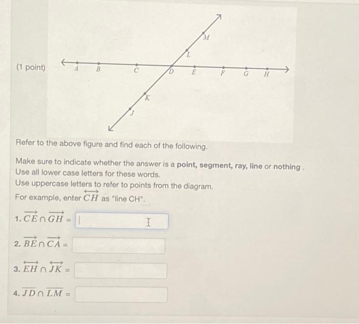 Solved (1 point) Refer to the above figure and find each of | Chegg.com
