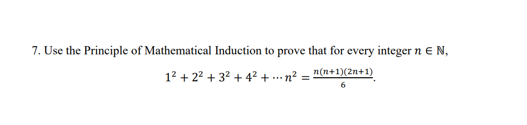 Solved Use the Principle of Mathematical Induction to prove | Chegg.com