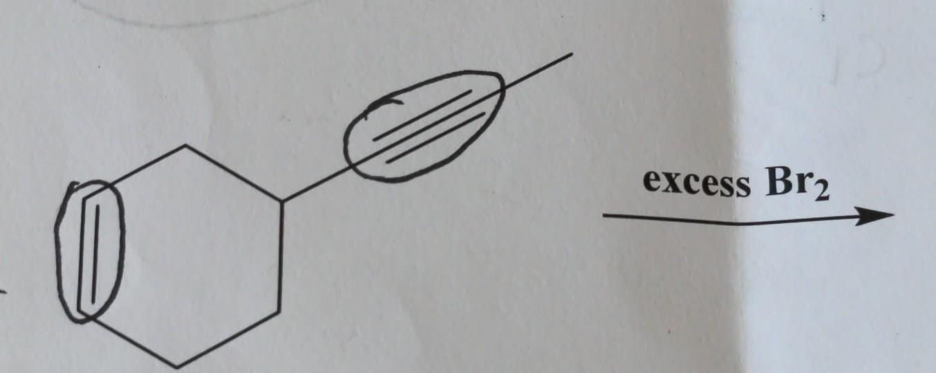 Solved excess Br2 | Chegg.com