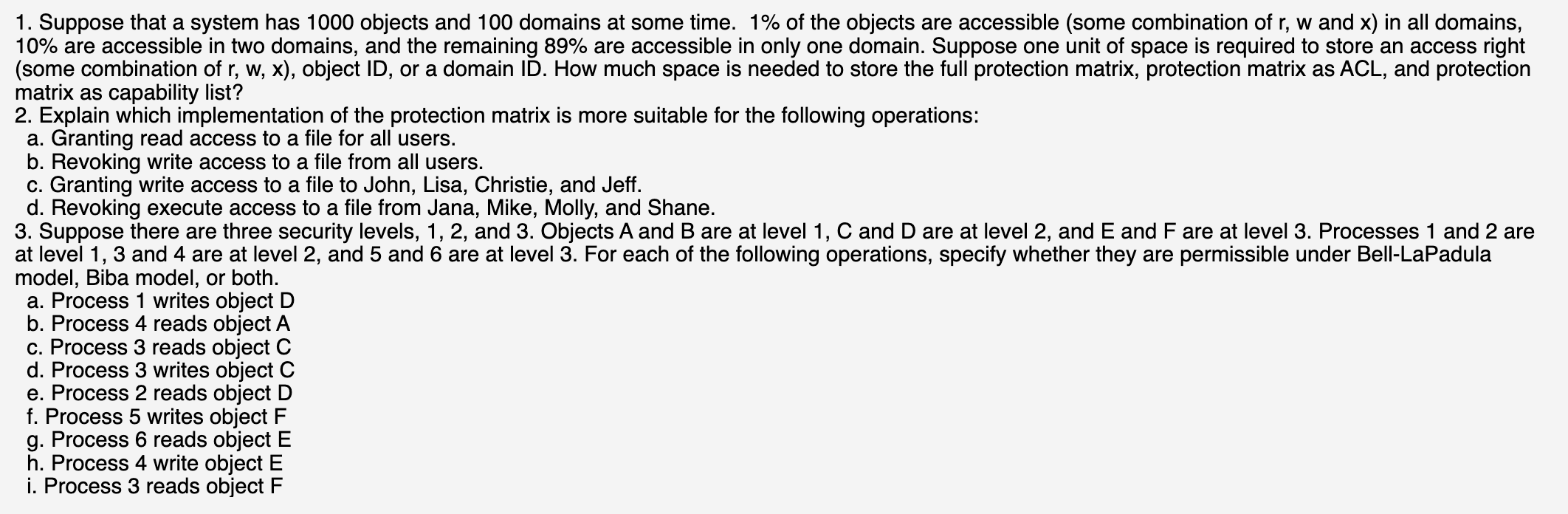 Solved Suppose that a system has 1000 ﻿objects and 100 | Chegg.com