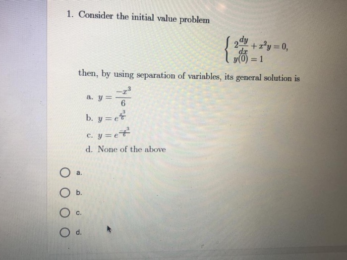 Solved Find the general solution using the method of | Chegg.com