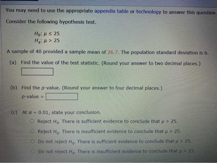 Solved You may need to use the appropriate appendix table or | Chegg.com
