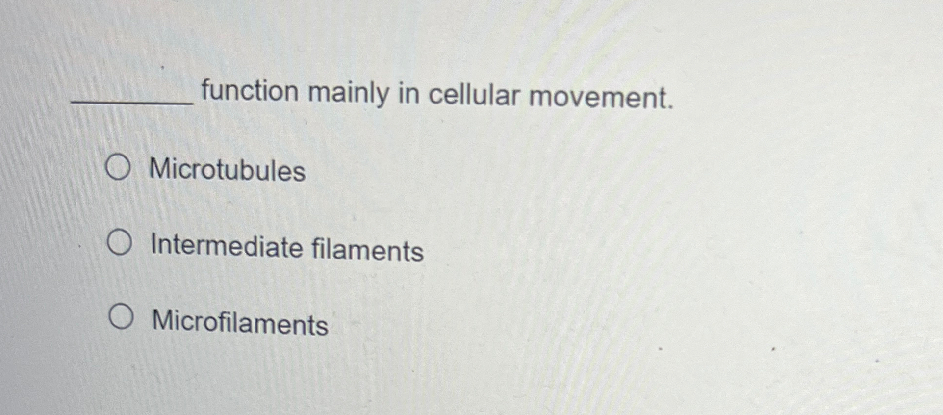 Solved function mainly in cellular | Chegg.com
