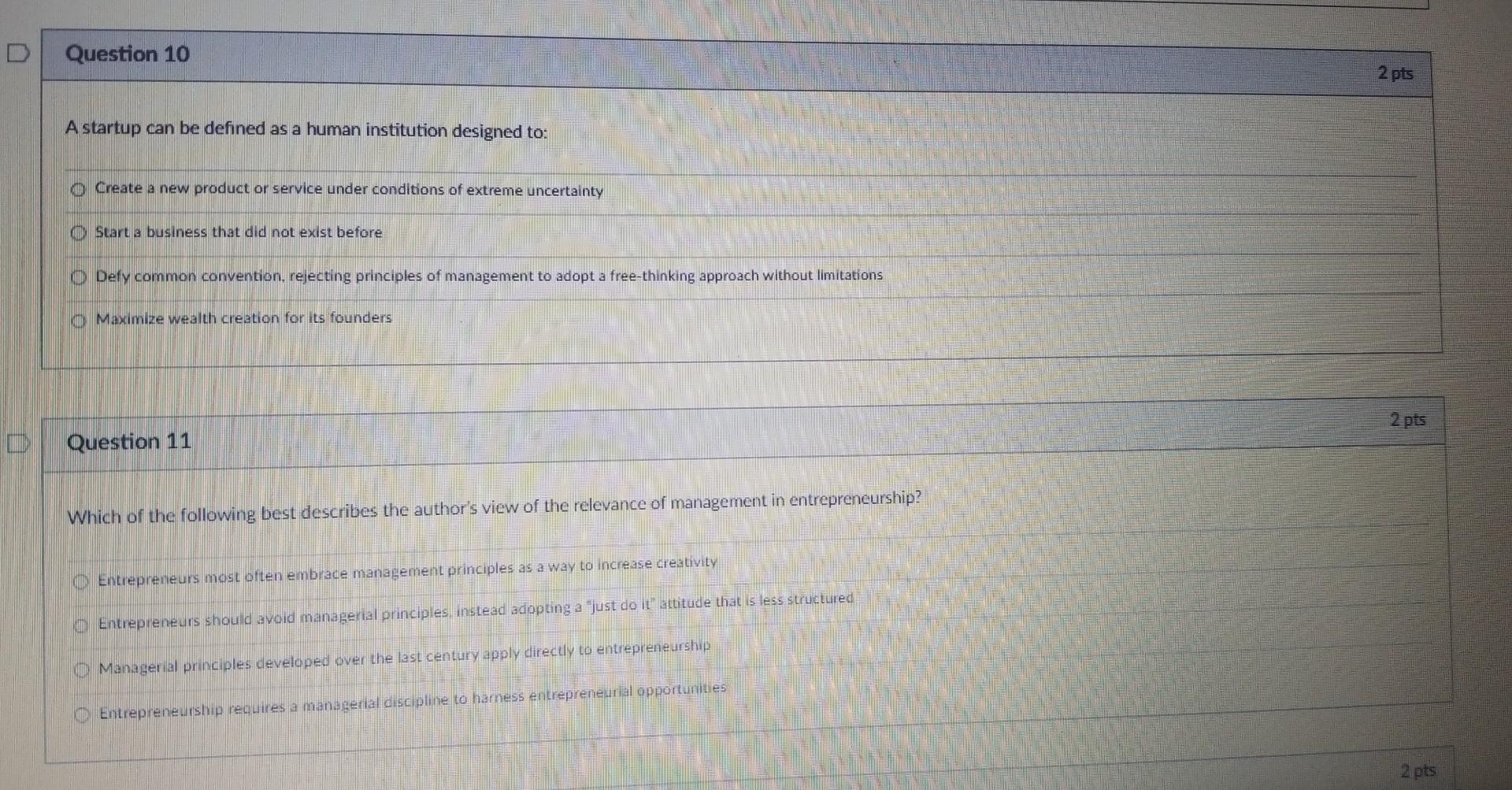 A startup can be defined as a human institution | Chegg.com