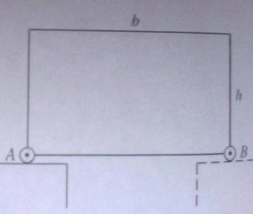 Solved The Rectangular block ,which is solid and | Chegg.com