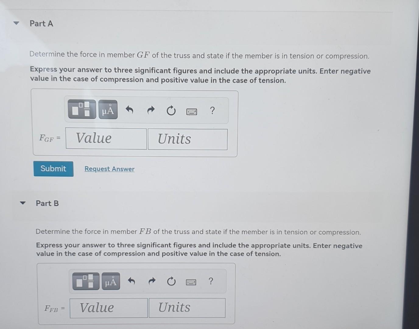 Solved Consider the Fink truss shown in . Suppose that | Chegg.com
