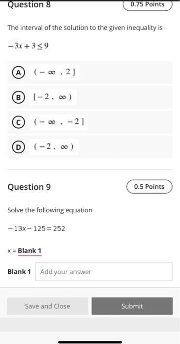 Solved Question 10 0.5 Points Use the discriminant to | Chegg.com