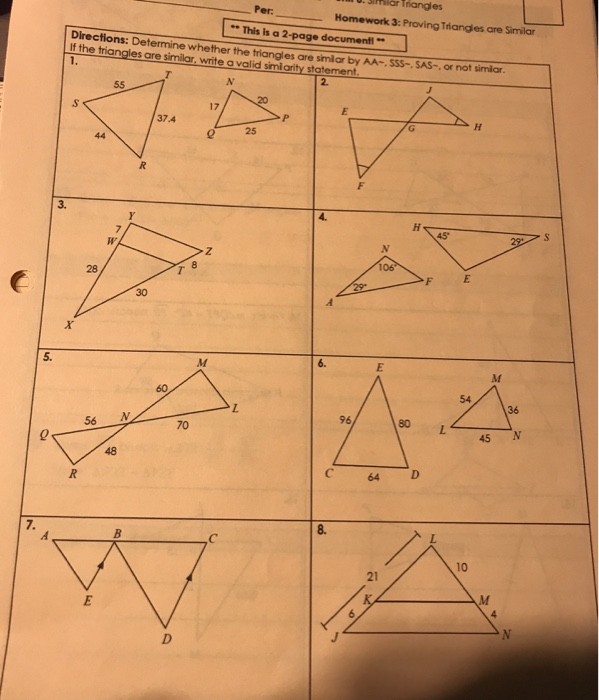 Solved Thanges Homework 3 Proving Triangles Are Similar Chegg Solved Thanges Homework 3 Proving Triangles Are Similar Chegg